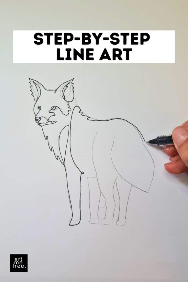 Step-by-Step Line Art Drawing Tips for Beginners - artmefree.