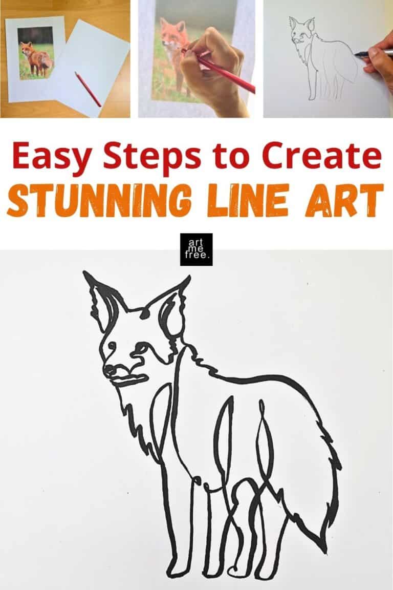 Step-by-Step Line Art Drawing Tips for Beginners - artmefree.