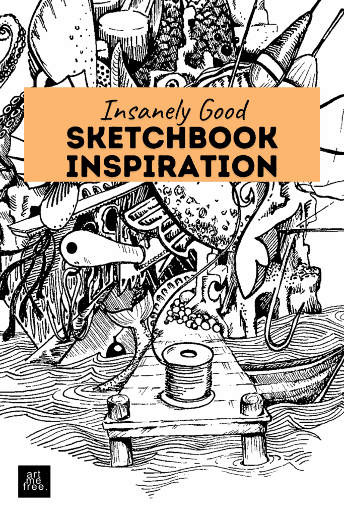 Sketchbook Inspiration: Creative Pages You’ll Love to Draw - artmefree.