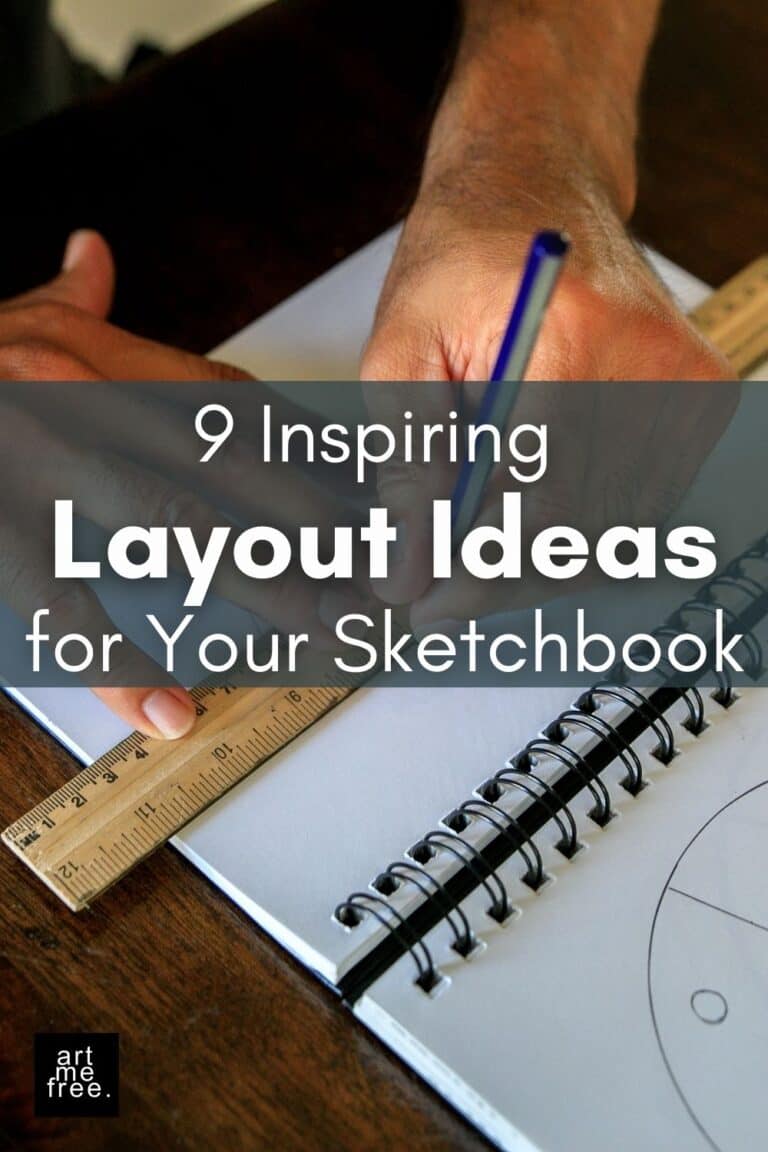 9 Sketchbook Page Layout Ideas for Creative Journaling - artmefree.