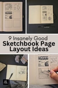 9 Sketchbook Page Layout Ideas for Creative Journaling - artmefree.