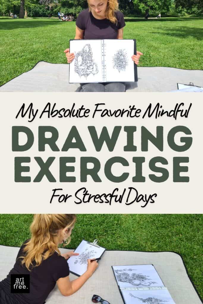 The Best Mindful Drawing Exercise for Quieting a Busy Mind - artmefree.