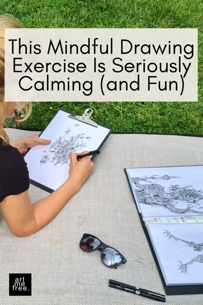 The Best Mindful Drawing Exercise for Quieting a Busy Mind - artmefree.